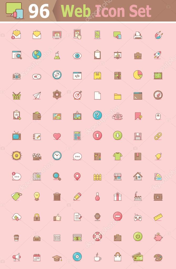 Web icons — Stock Photo © tele52 #61540347