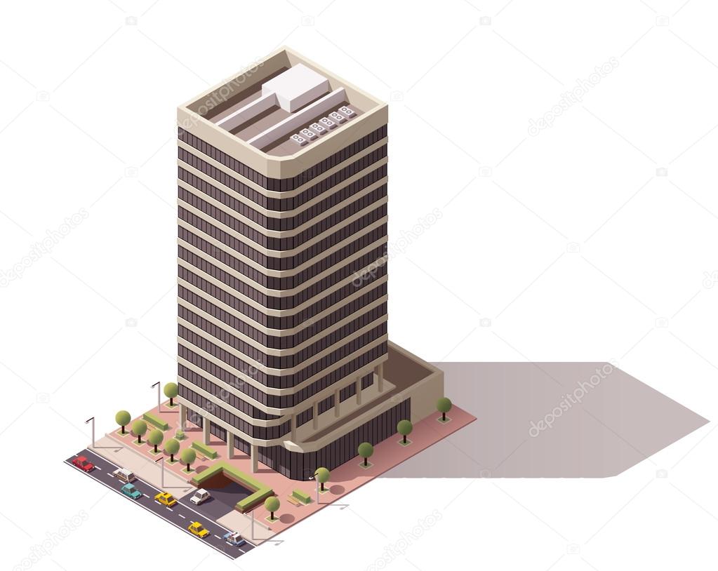 Vector isometric building Stock Vector by ©tele52 94524908 Vector isometric building Stock Vector by ©tele52 94524908