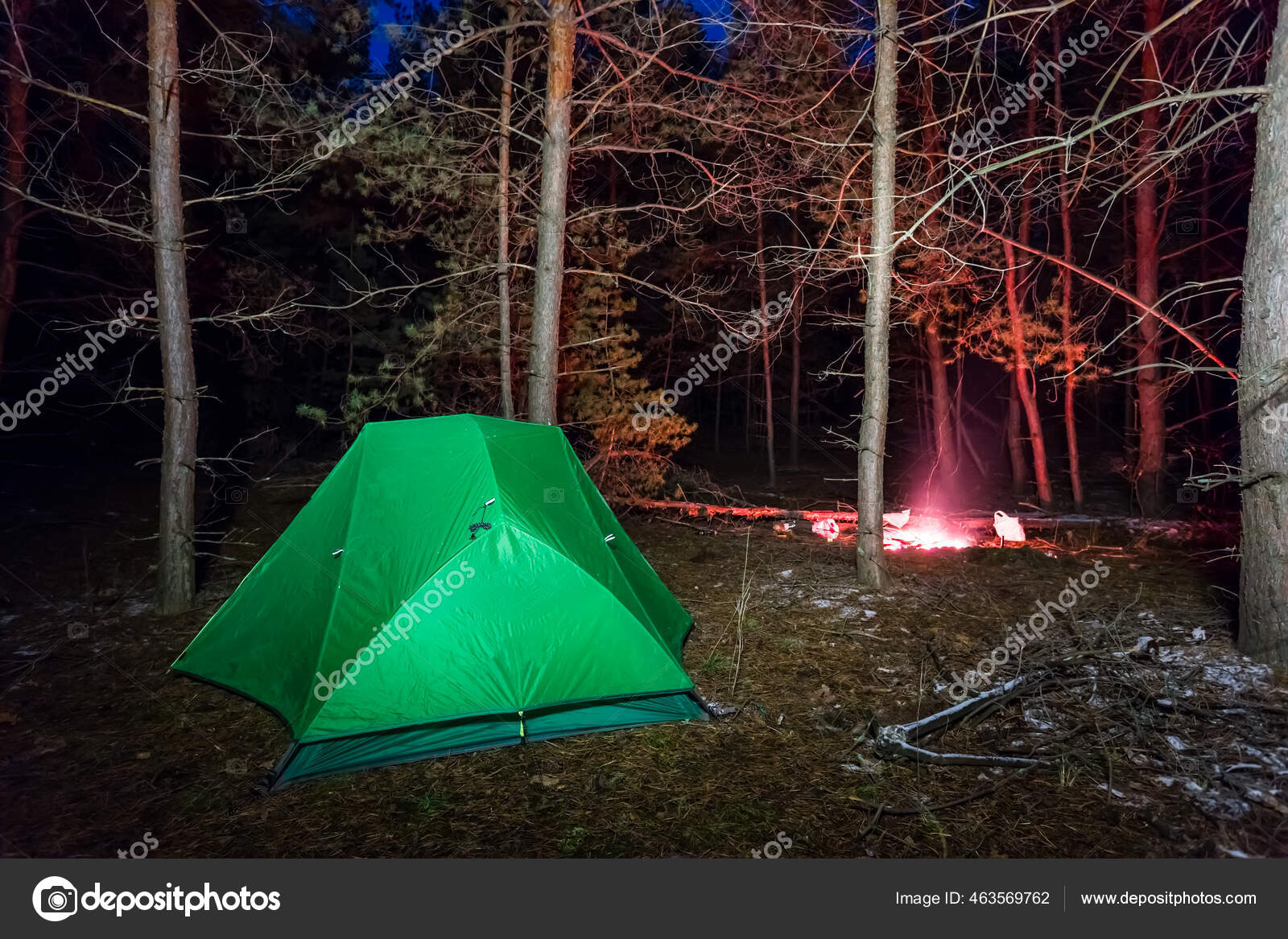 Night Camping Scenes