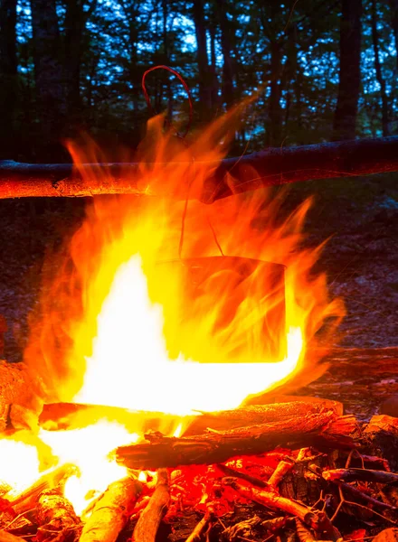 Campo fuoco legna ardente Stock Photos, Royalty Free Campo fuoco legna ...