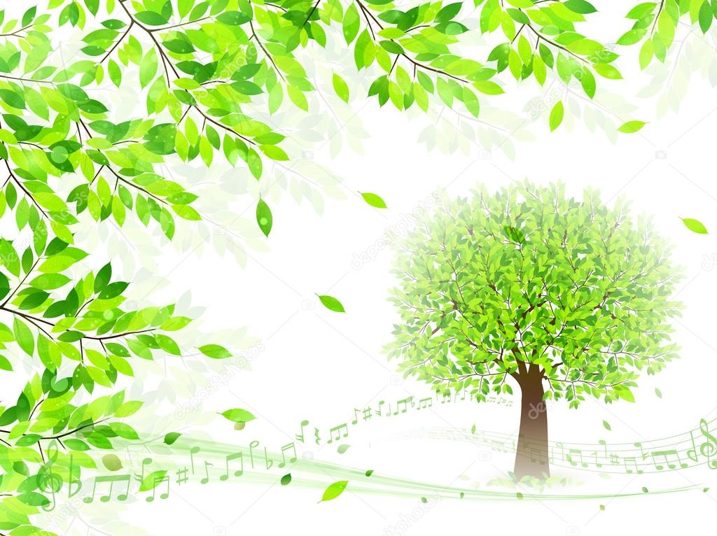 Leaf note background Stock Vector Image by ©JBOY24 #66851065