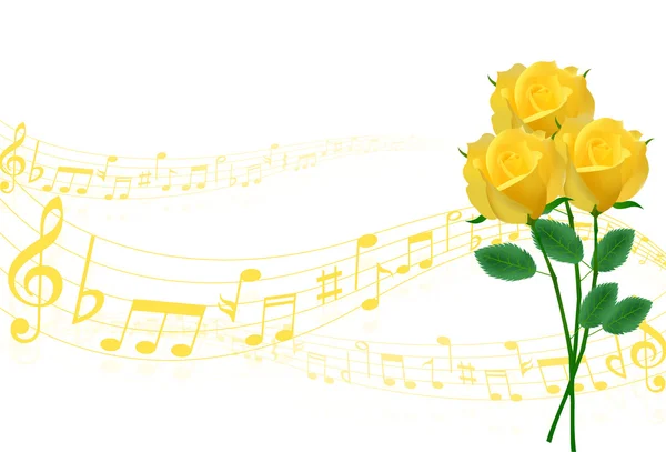 Rose note background Stock Vector by ©JBOY24 69972017