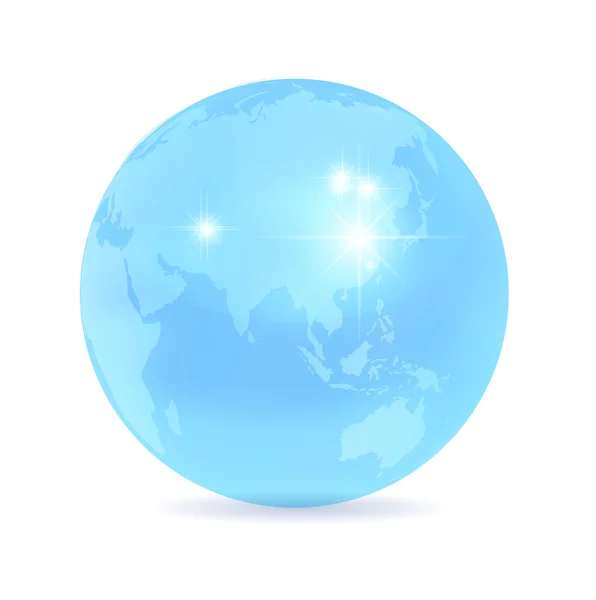 Globe asia pacific | Asia Pacific Globe — Stock Vector © CaptainPrince ...
