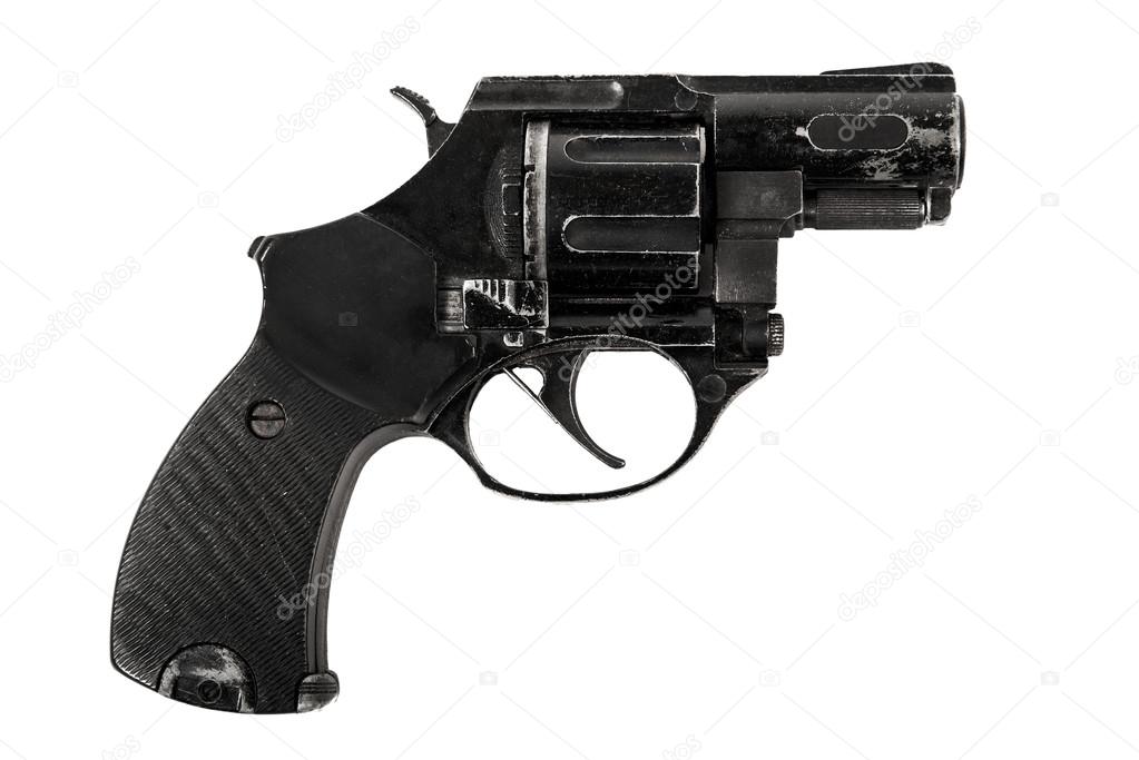 Big black revolver Stock Photo by ©tankist276 116636748