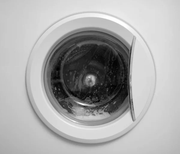 Front Door Washing Machine White Background Isolated — Stock Photo ...