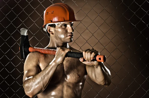 Sexy workman — Stock Photo © tankist276 #8205237