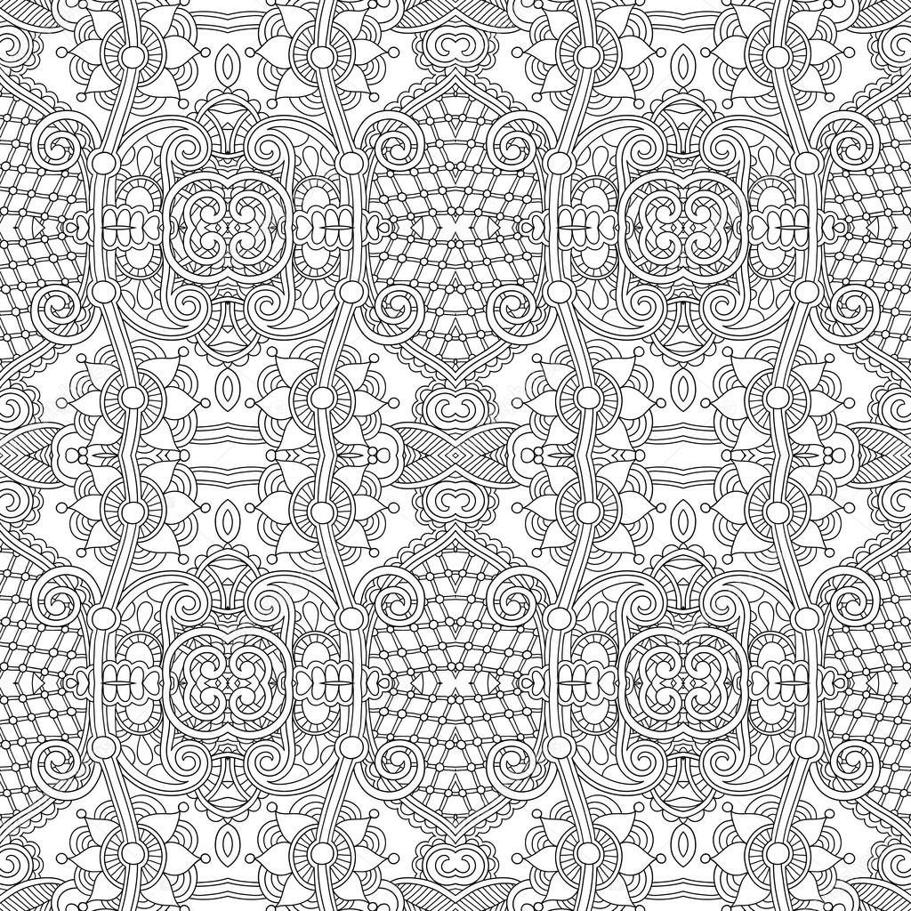 Black and white seamless pattern Stock Vector Image by ©karakotsya ...