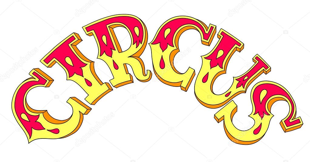 circus lettering