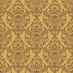 Luxury seamless golden floral wallpaper Stock Vector Image by ©lina_s ...