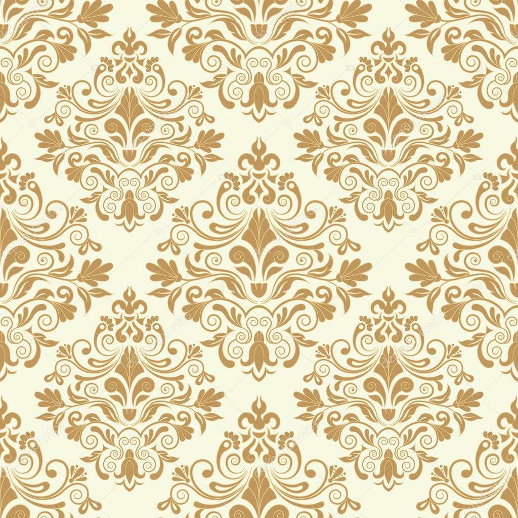 Vintage seamless pattern with Victorian motif Stock Vector by ©Katia25 ...