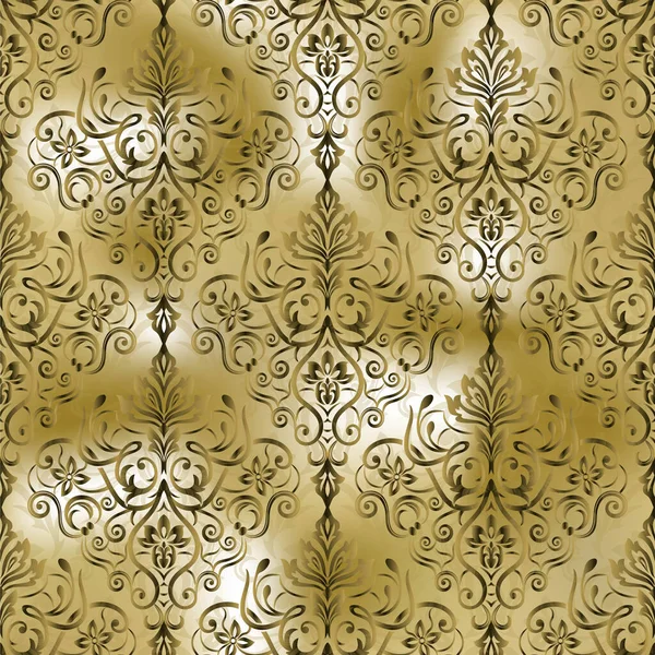 Seamless Damask Pattern Background Wallpaper Design Damask Wallpaper ...