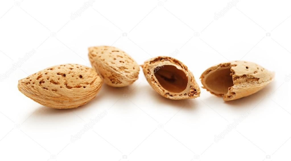 Dry almond nuts Stock Photo by ©Garsya 107461070
