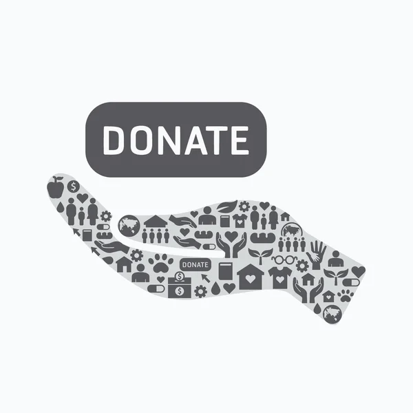 Charity donate icons Vector Art Stock Images | Depositphotos