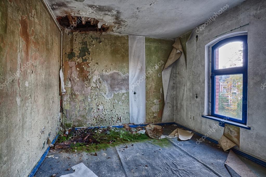 Inside the destroyed house — Stock Photo © ScorpionPL #62412497