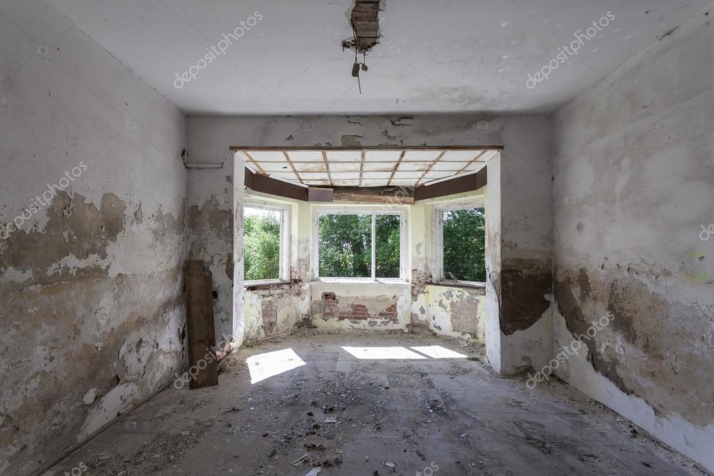 Destroyed room inside the old building Stock Photo by ©ScorpionPL 96443334