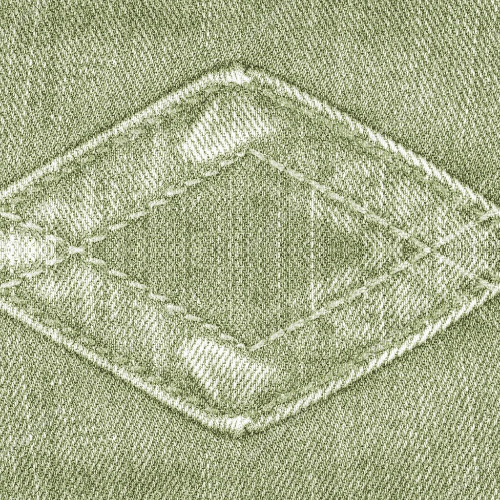 Green denim texture Stock Photo by ©natalt 52399795