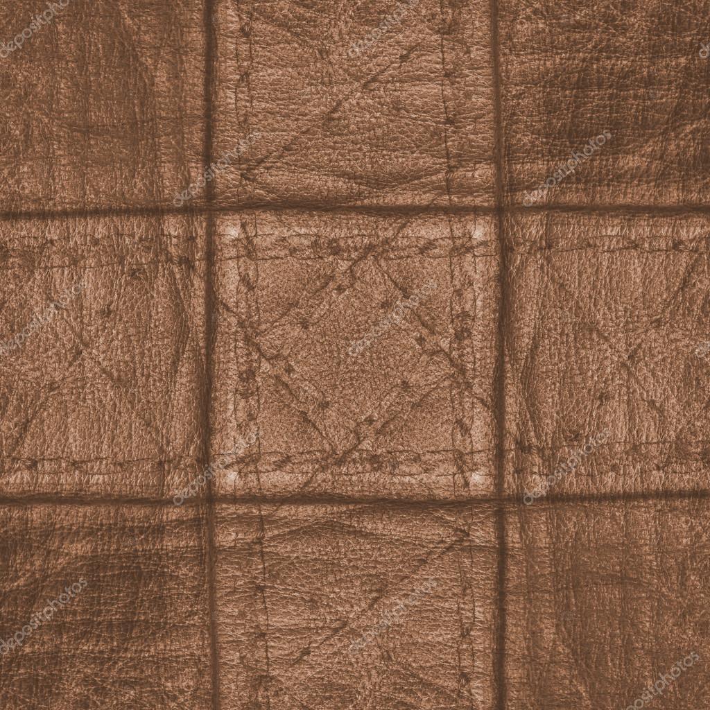 Brown leather checkered background Stock Photo by ©natalt 54718599