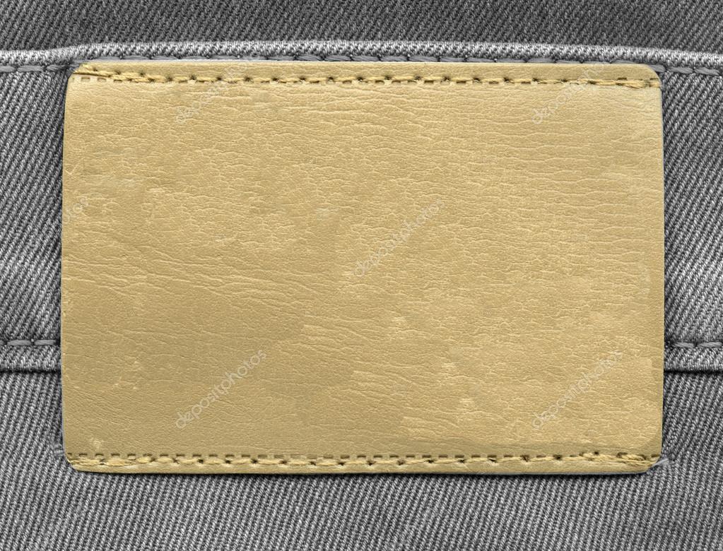 Light brown leather label Stock Photo by ©natalt 67133891