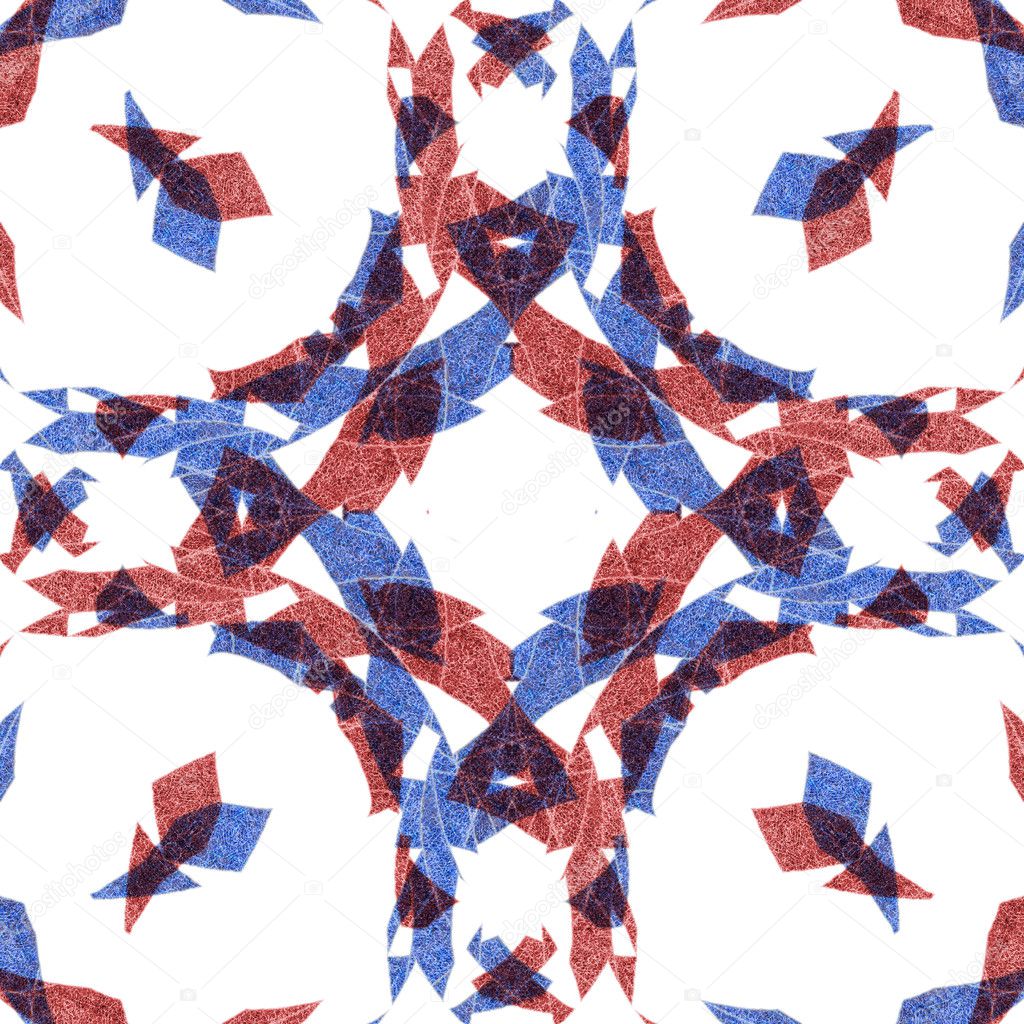 Red-blue pattern on white. Useful as background — Stock Photo © natalt ...