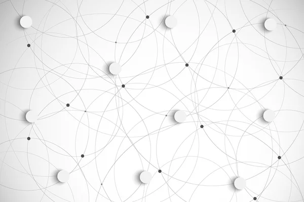 Grey overlapping circles Vektor Stok, Ilustrasi Grey overlapping ...