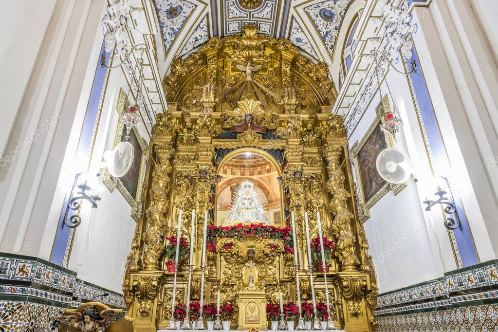 Lora del Rio, España. El Santuario de Setefilla, ermita católica romana ...