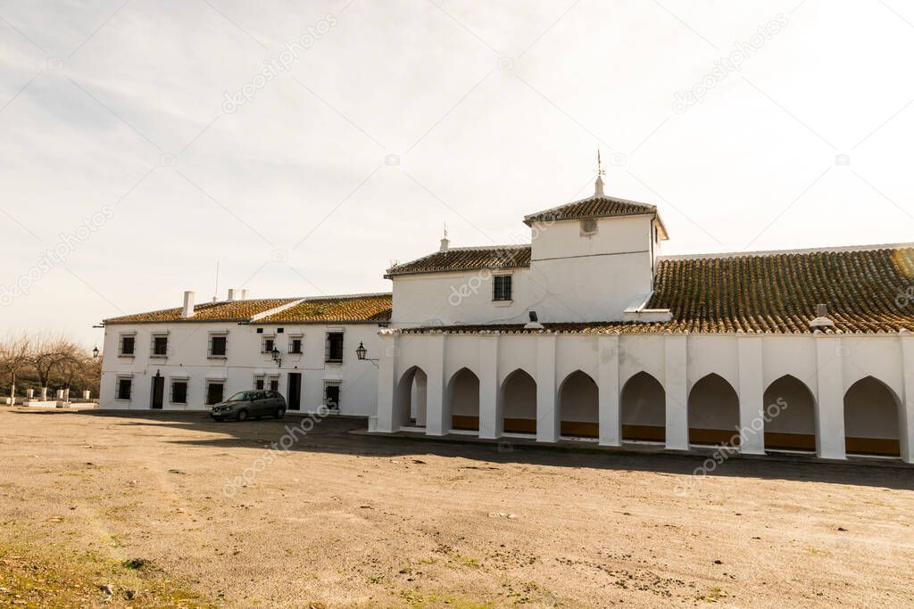 Lora del Rio, España. El Santuario de Setefilla, ermita católica romana ...