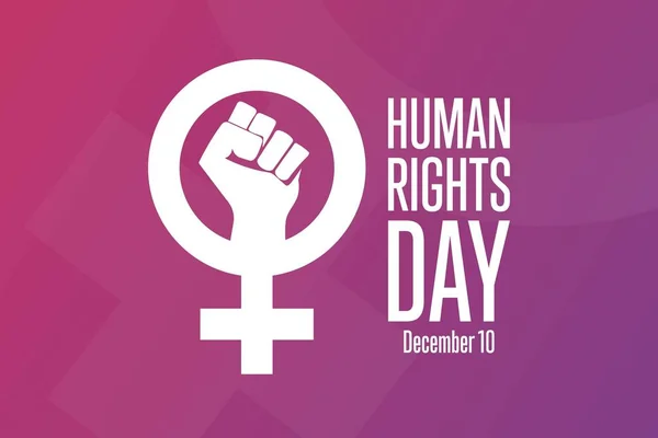 Universal Human Rights Month. Holiday concept. Template for background ...