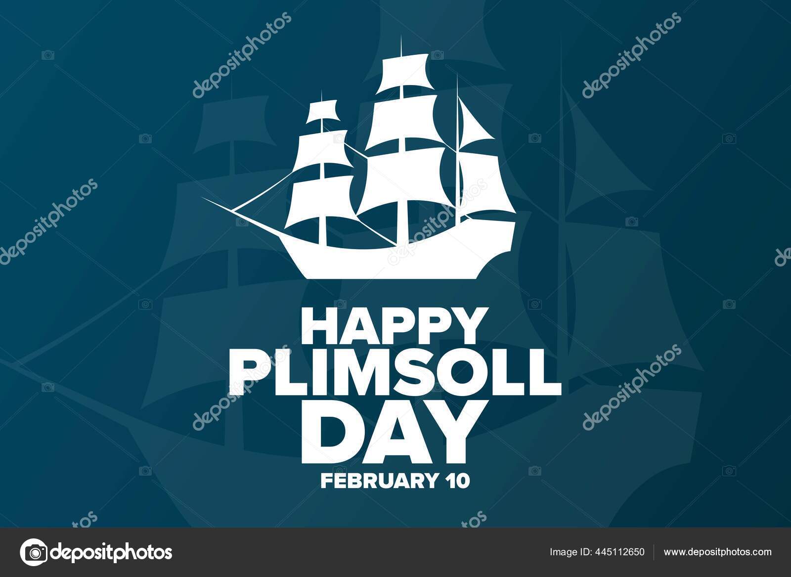 Plimsoll Day. Holiday concept. Template for background, banner, card ...