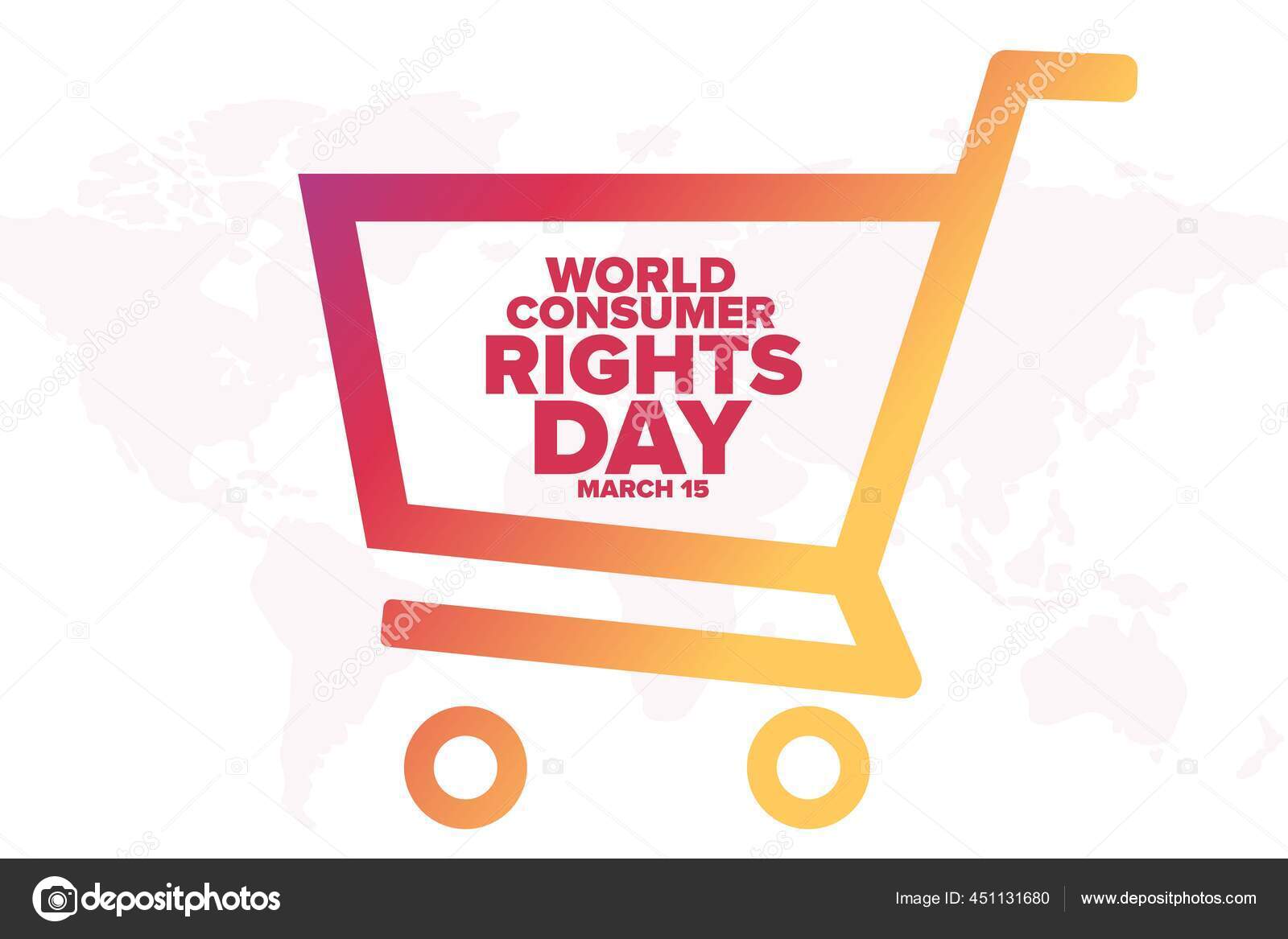 World Consumer Rights Day. March 15. Holiday concept. Template for ...