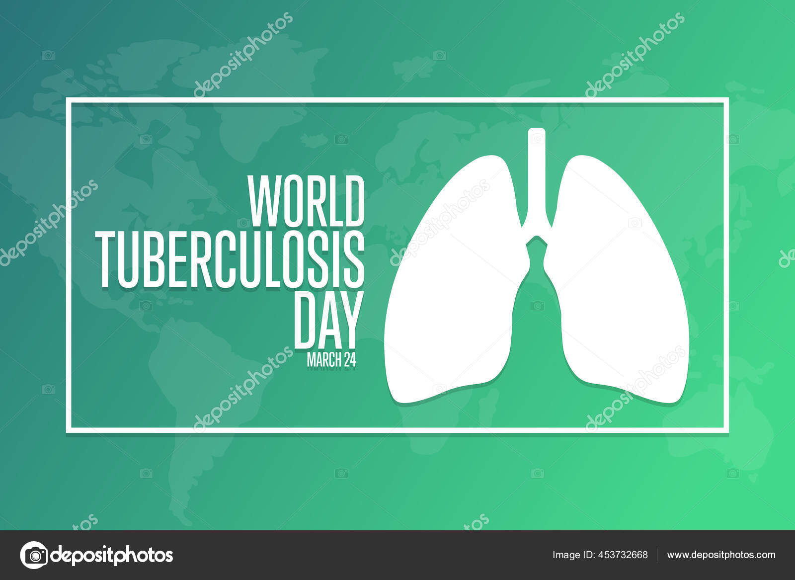 World Tuberculosis Day. March 24. Holiday concept. Template for ...