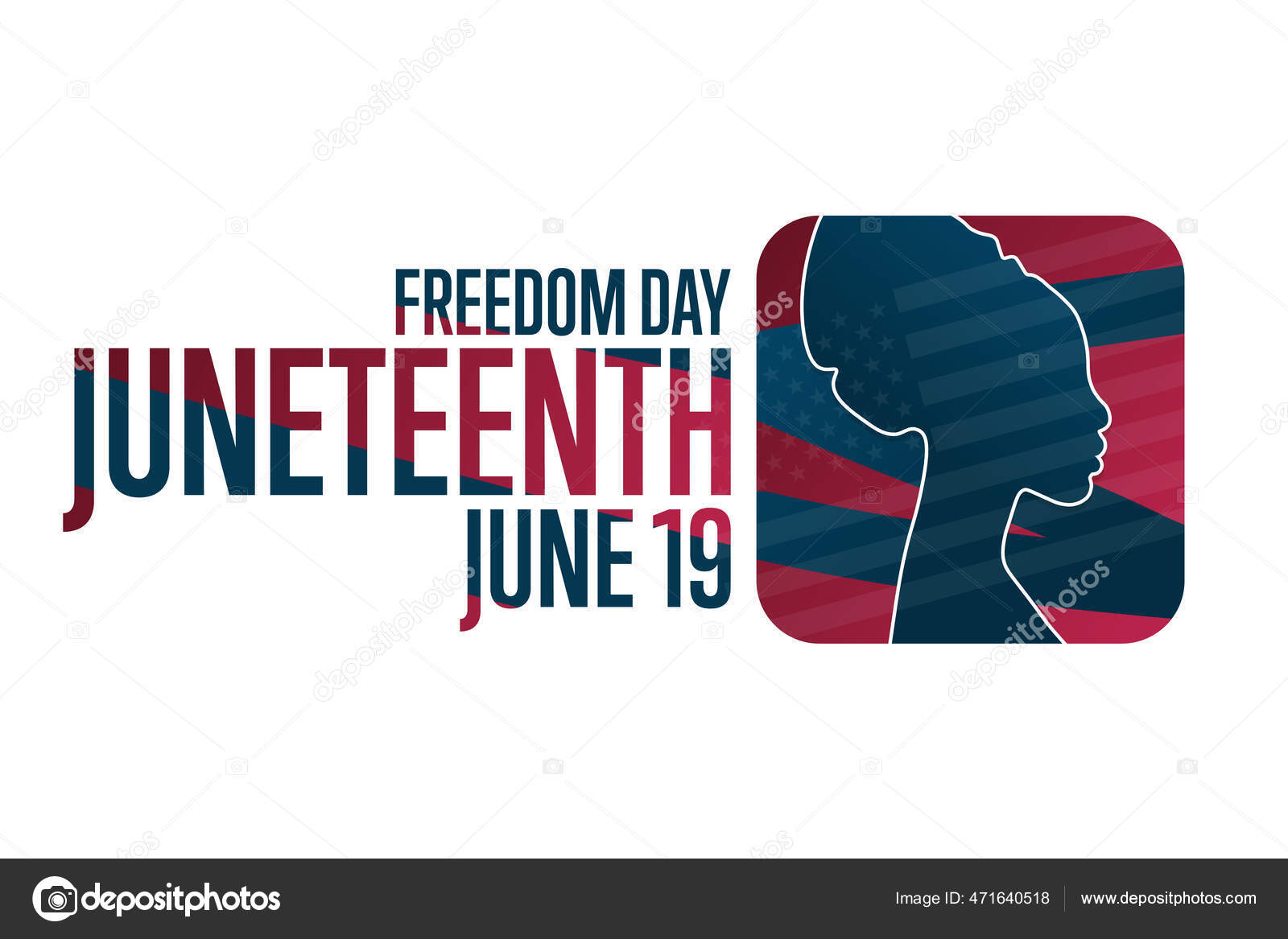 Juneteenth. Freedom Day. June 19. Holiday concept. Template for ...