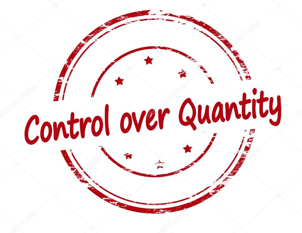 Control over quantity — Stock Vector © carmenbobo #105698108