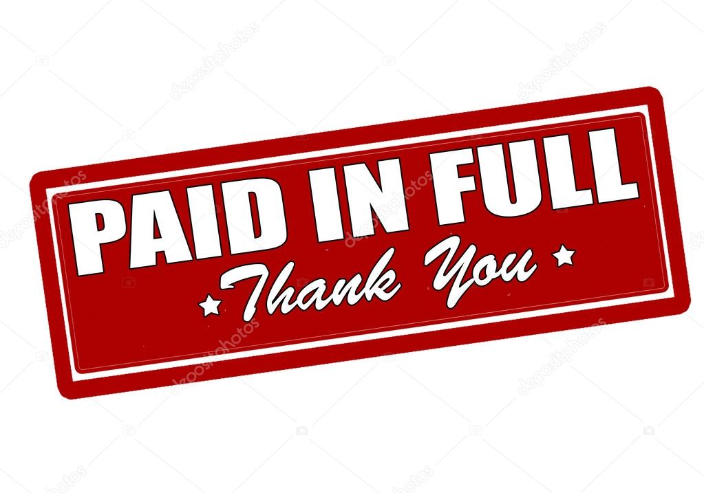 Paid in full Stock Vector by ©carmenbobo 60335293