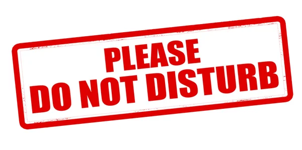 Do not interrupt Vector Art Stock Images | Depositphotos