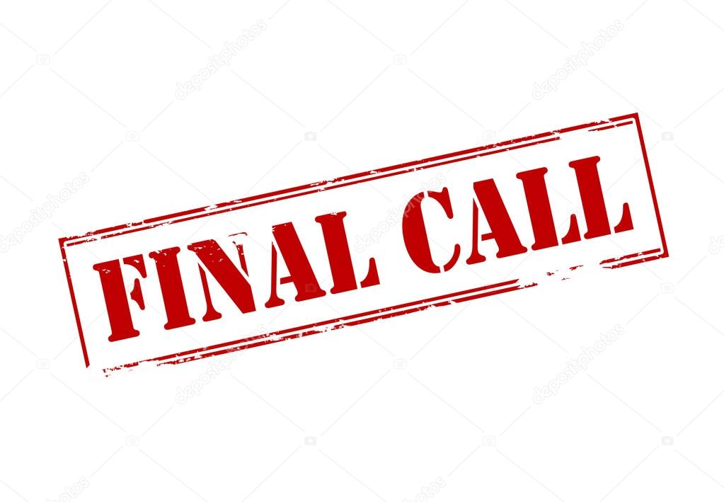 Final call Stock Vector Image by ©carmenbobo #74419997