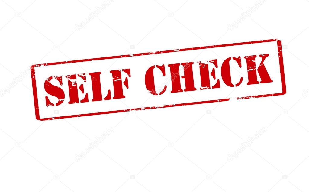 Self check — Stock Vector © carmenbobo #76939009