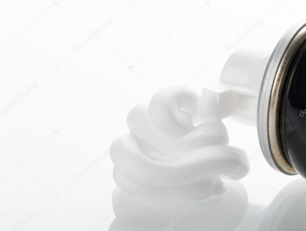 White hair mousse Stock Photo by ©norgallery 91012018