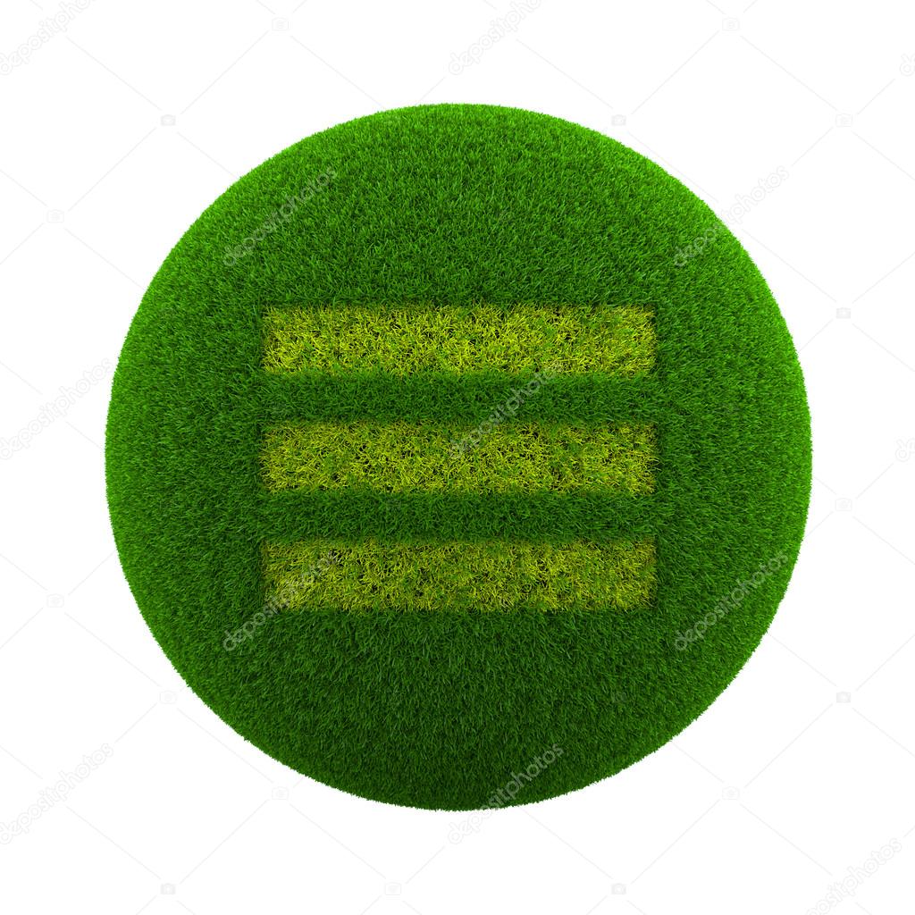 Grass Sphere App Menu Icon — Stock Photo © mrgao #118803020