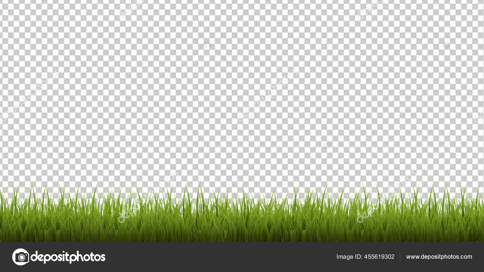 Grass Border Isolated Transparent Background Stock Vector by ©sammep ...