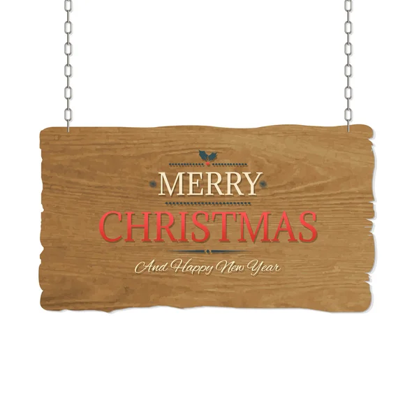 Rustic happy new year banner Vector Art Stock Images | Depositphotos