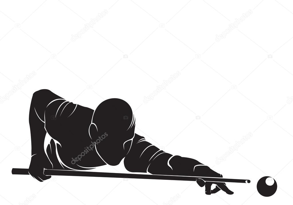 Billiards player Stock Vector Image by ©Chebanova #72187155