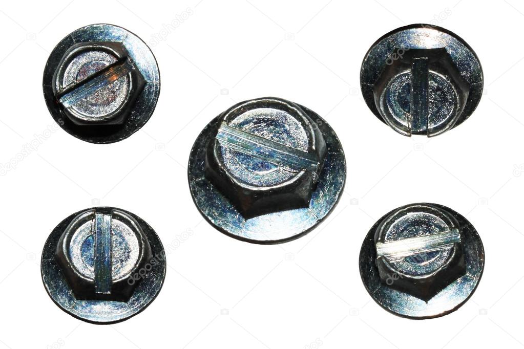 Screws with shadow — Stock Photo © mexrix #63514413