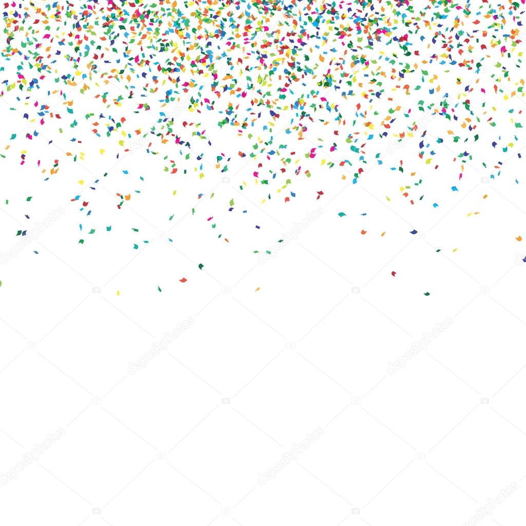 Real Falling Confetti