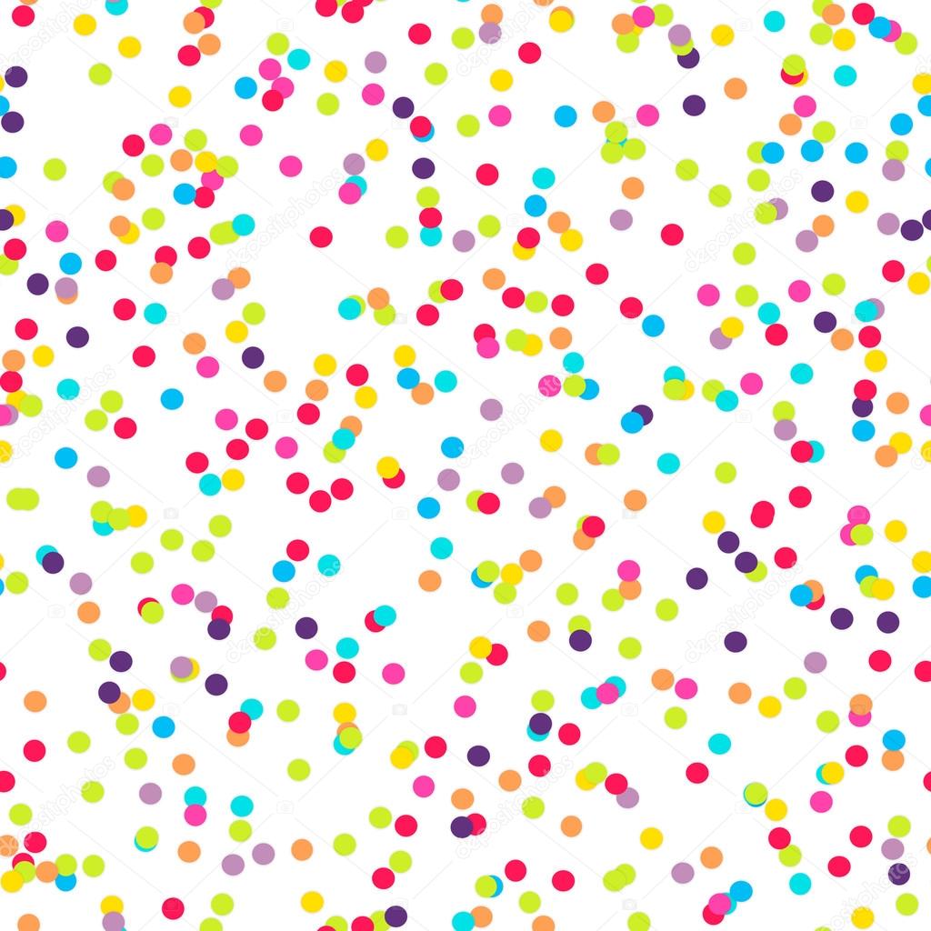 Seamless background with confetti Stock Vector Image by ©chuckchee ...