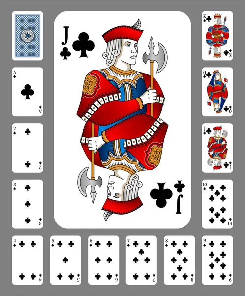 Playing Cards King Of Clubs
