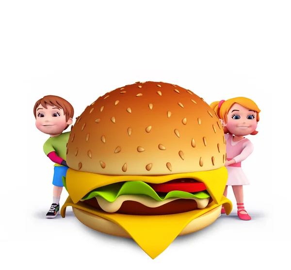 Kids eating burger Stock Photos, Royalty Free Kids eating burger Images ...