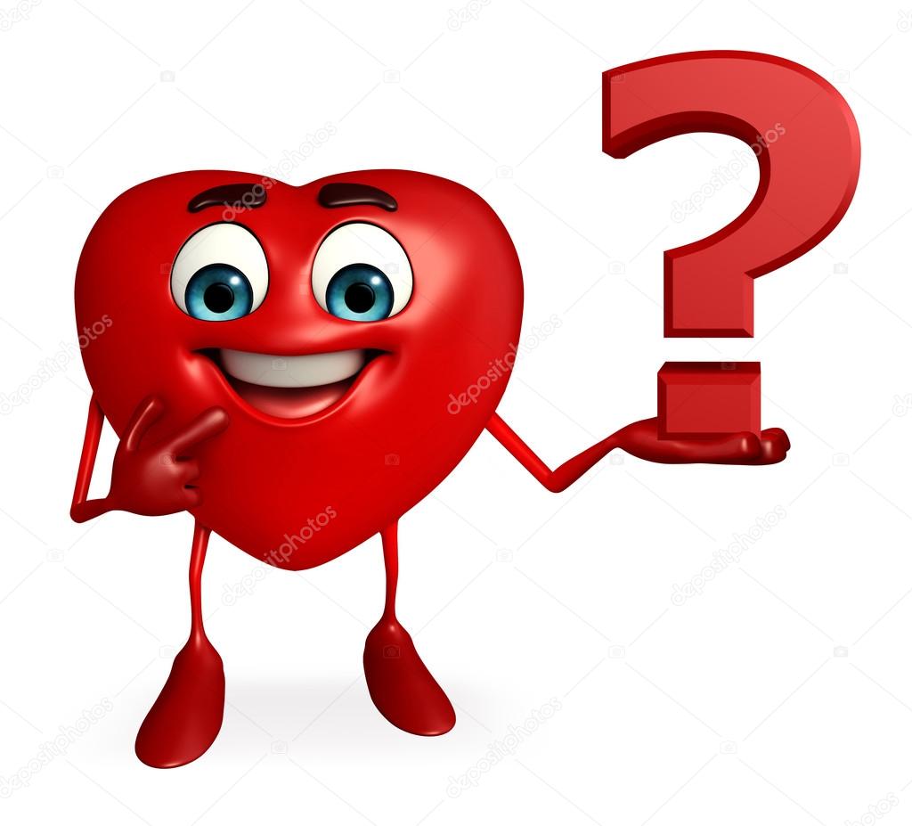 Coracao Com Ponto De Interrogacao