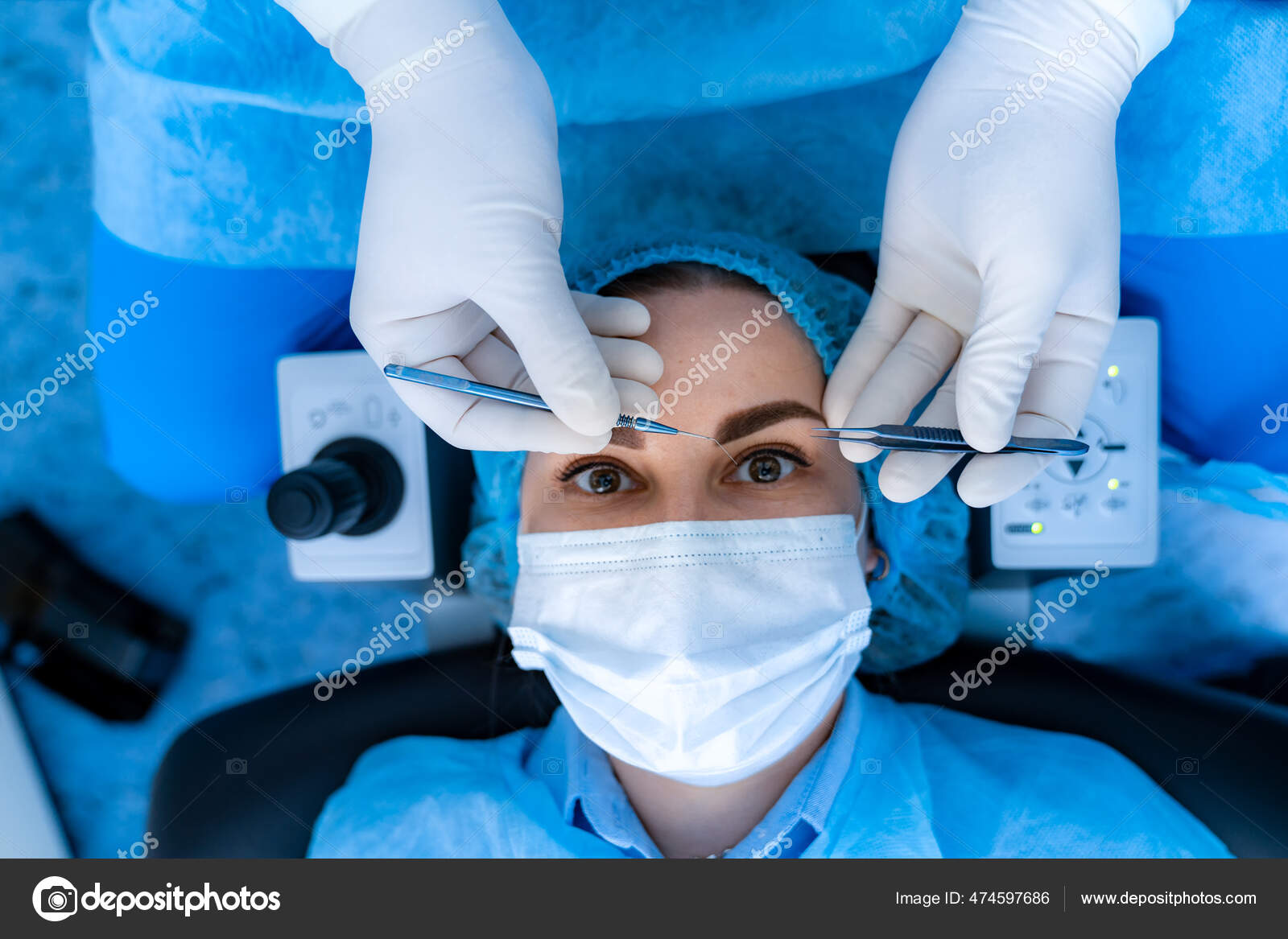 Laser Vision Surgery Correction Medicine Eye Laser Correction Stock ...