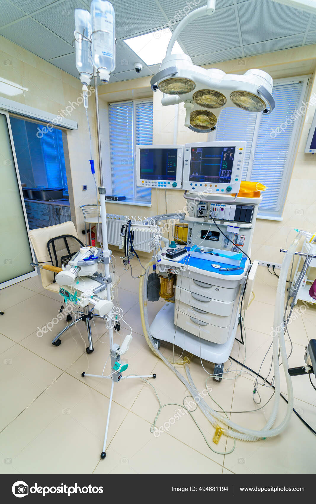 New Stylish Modern Operating Room Hospital New Light Surgery Ward ...