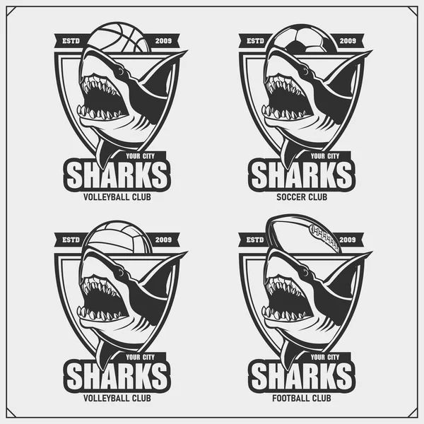 Shark Volleyball Clipart